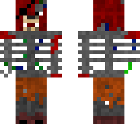 Ignited Foxy | Minecraft Skin