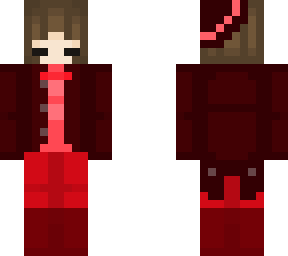 Red Frisk (Reshaded) | Minecraft Skin