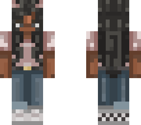 aesthetic black girl skin | Minecraft Skin