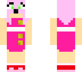 sonic boom amy | Minecraft Skins