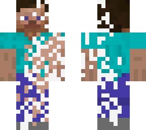 Crashed steve | Minecraft Skin