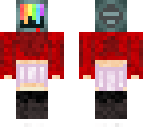 Tv head Girl | Minecraft Skin