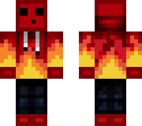 Fire Slime | Minecraft Skin