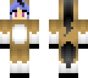 Girl In Horse Costume Minecraft Skin