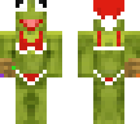 Kermit Infinity Gauntlet and BIKINI But Christmas Style ) | Minecraft Skin
