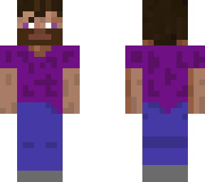 Purple Steve updated | Minecraft Skin