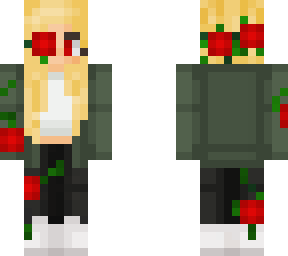 Red Rose Girl | Minecraft Skin