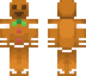 Deskinber day 1: GINGERBREAD MAN!!! | Minecraft Skin