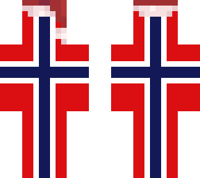 Christmas norwegian flag | Minecraft Skin
