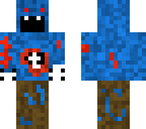 Evil Blue Zombie | Minecraft Skin