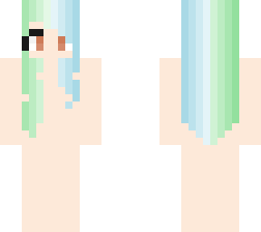 split hair dye base | Minecraft Skin