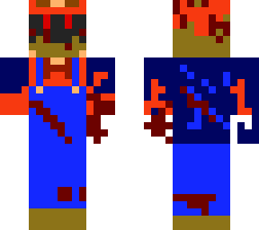 FNaS Withered Mario | Minecraft Skin