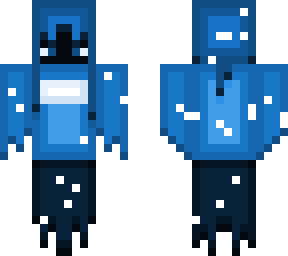 Hooded Blue | Minecraft Skin