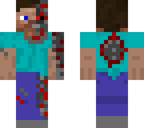steve terminator (damaged) | Minecraft Skin