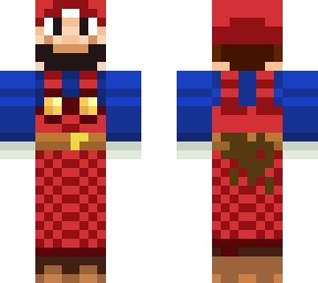 poop mario | Minecraft Skin