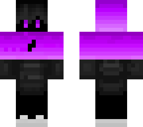 Purple/Black Tryhard | Minecraft Skin