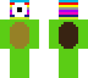 Rainbow Tortoise | Minecraft Skin