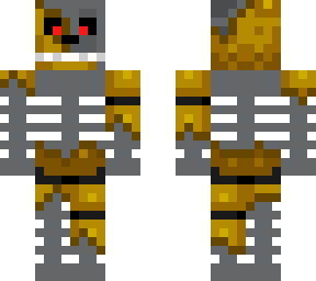 Ignited SpringBonnie *my version* | Minecraft Skin