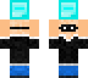 minecraft skin holding a block | Minecraft Skin
