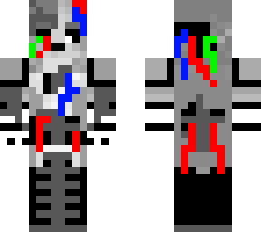 Broken wolf animatronic | Minecraft Skin