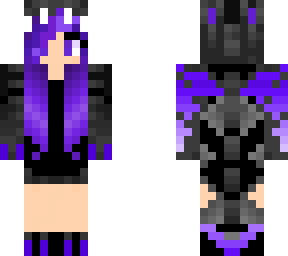 Ender dragon girl | Minecraft Skin