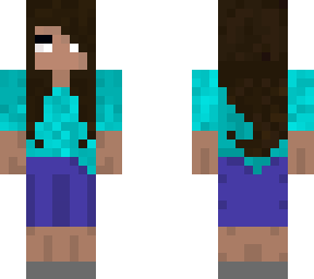 Herobrine Girl | Minecraft Skins