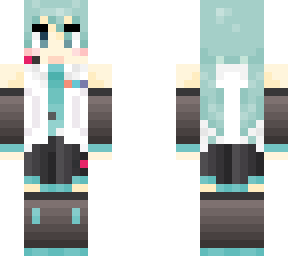 Hatsune Miku V4X Alt Colors | Minecraft Skin