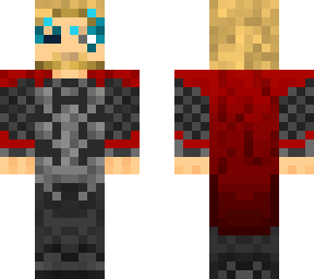 Lightning eye thor | Minecraft Skin