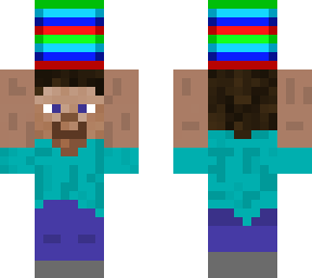 Rainbow Steve | Minecraft Skins