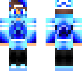Cool Blue Boy | Minecraft Skin