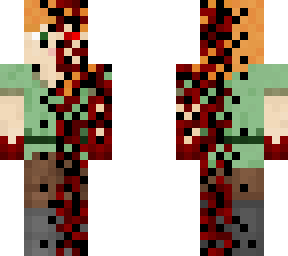 Half-Corrupted Alex | Minecraft Skin