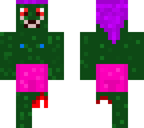 Zombie Mullet Man Ft Beach | Minecraft Skin