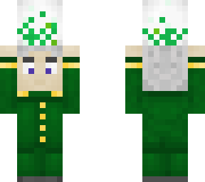 Koichi holding the Echoes Egg | Minecraft Skin