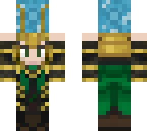 Loki stealing the Tesseract | Minecraft Skin