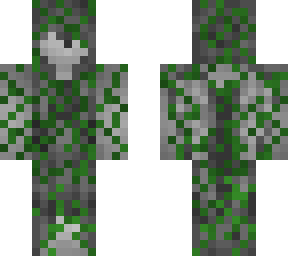 Moss angel statue | Minecraft Skin