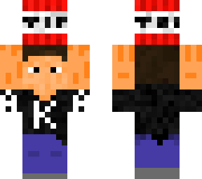 steve holding tnt | Minecraft Skins