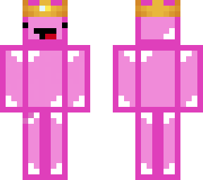 Derp purple skin with crown | Minecraft Skin