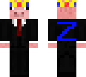 Minecraft king pig skin - evovsa