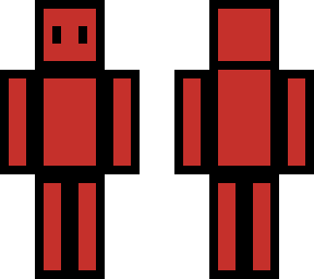plain red block | Minecraft Skin