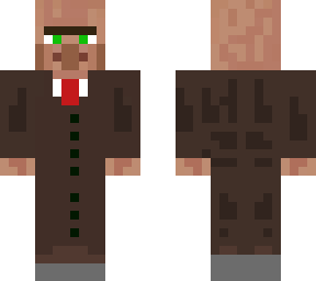villager in a brown suit | Minecraft Skin