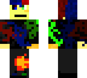 Earth/Fire/Water Element Boy | Minecraft Skin