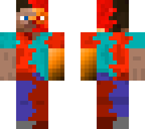 lava steve | Minecraft Skin