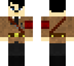 Adolf hitler minecraft skin - stathon