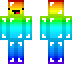 rainbow derp | Minecraft Skin