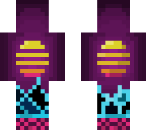 Vaporwave | Minecraft Skin