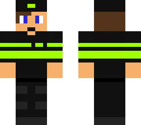 Minetopia politie skin bruin haar | Minecraft Skin