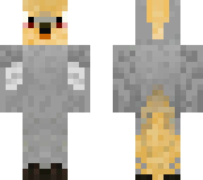 Orange cockatiel birb | Minecraft Skin
