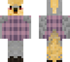 Warm Orange Cockatiel Birb | Minecraft Skin