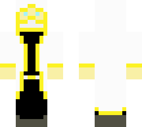 white and gold ninja costume | Minecraft Skin