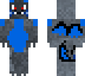 Mega Charizard X is sik | Minecraft Skin